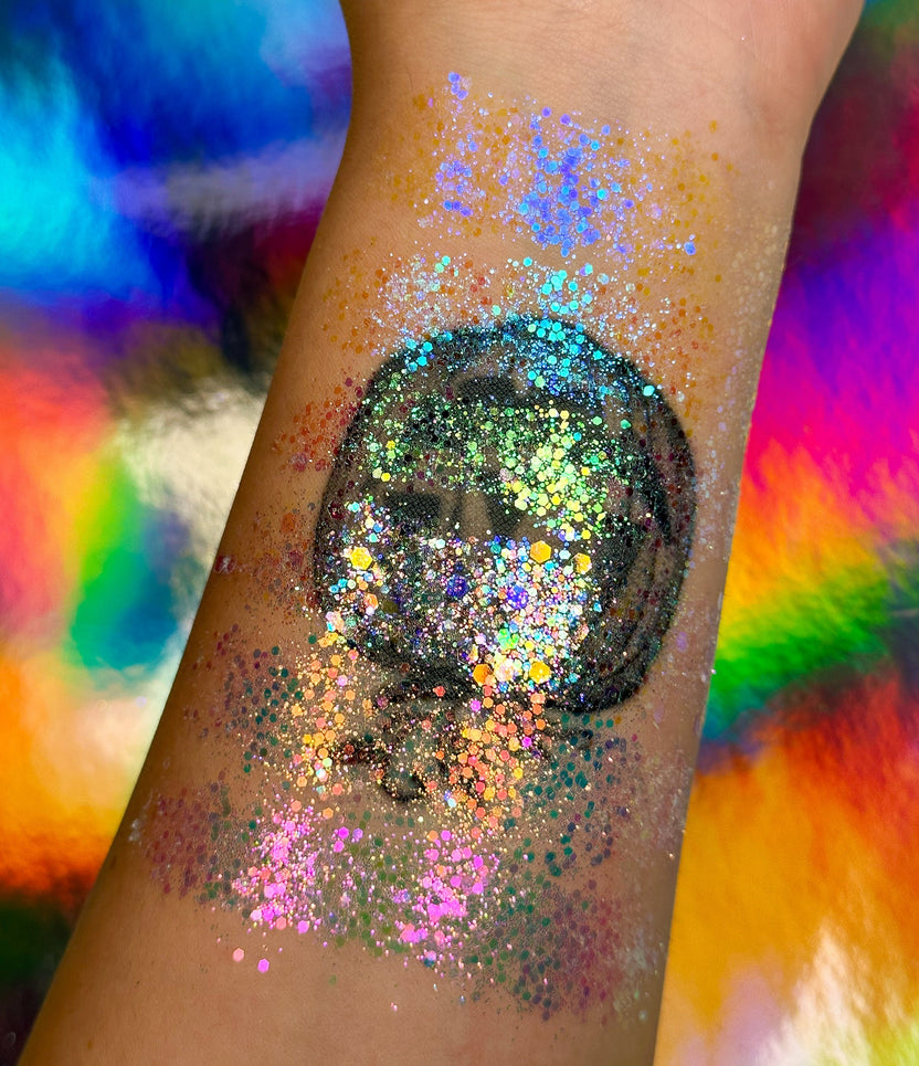 Slayfire Cosmetics Mini Diamond Skin - Glitter Gel Pocket Palette (6 ...