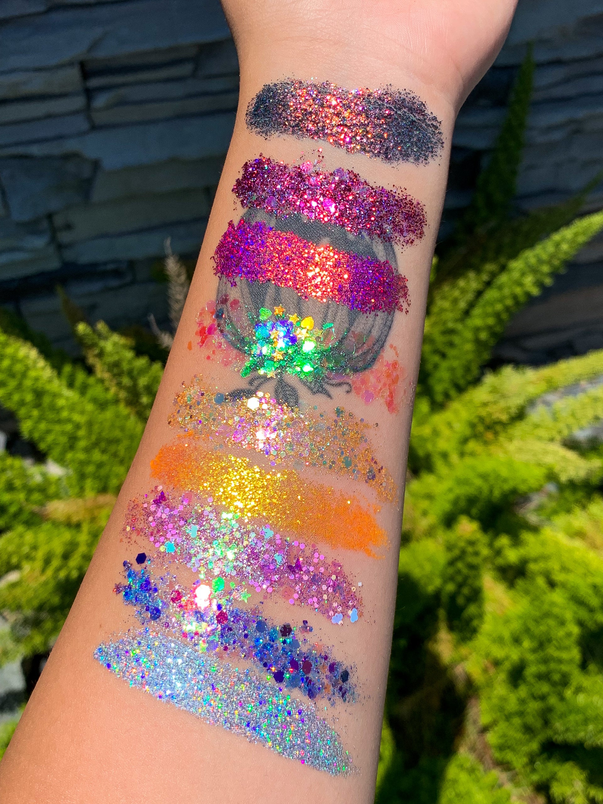 Slayfire Cosmetics Budge Proof Glitter Gels